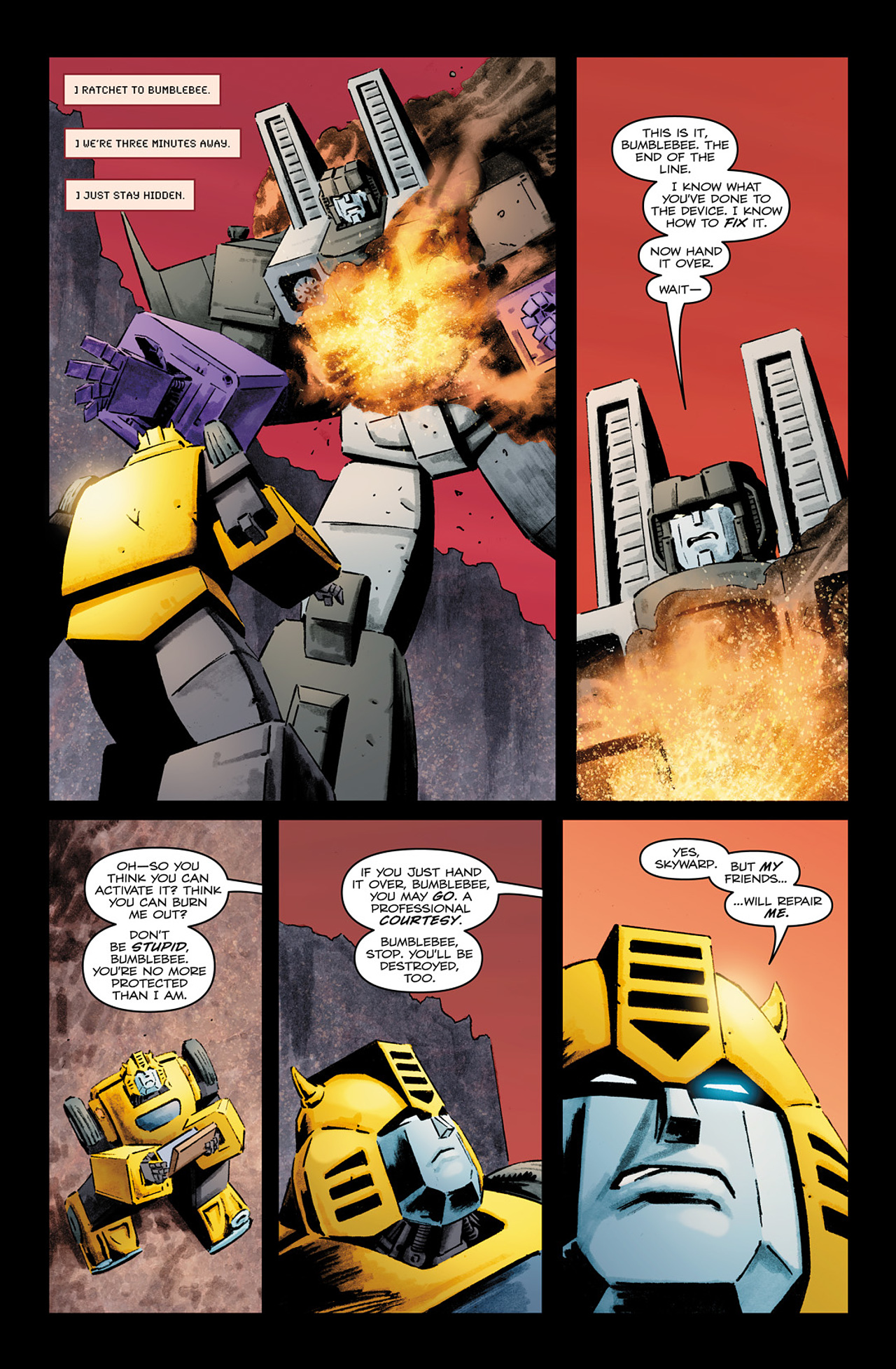 Read online The Transformers: Bumblebee comic - Issue #4