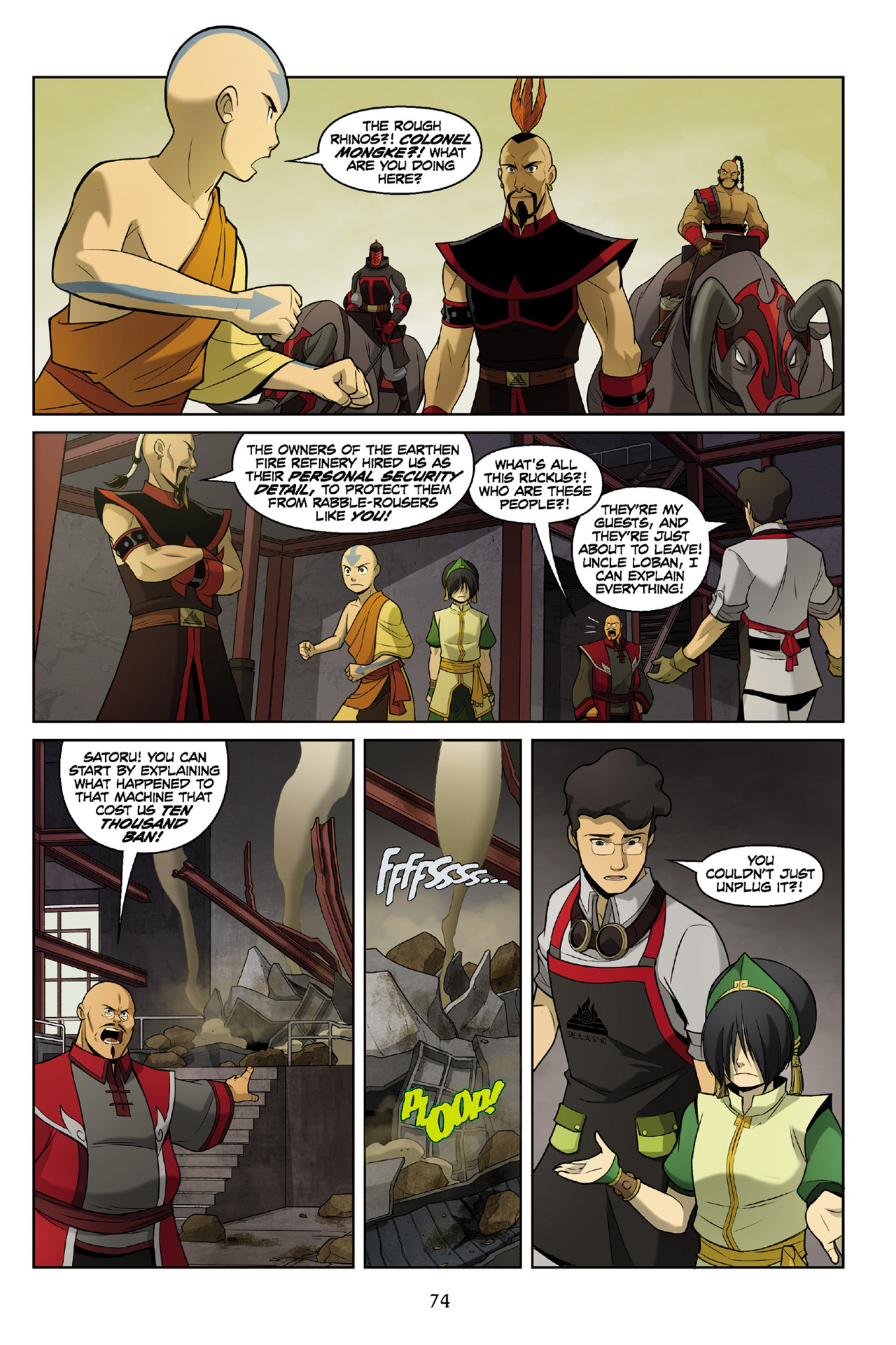 Read online Nickelodeon Avatar: The Last Airbender - The Rift comic ...