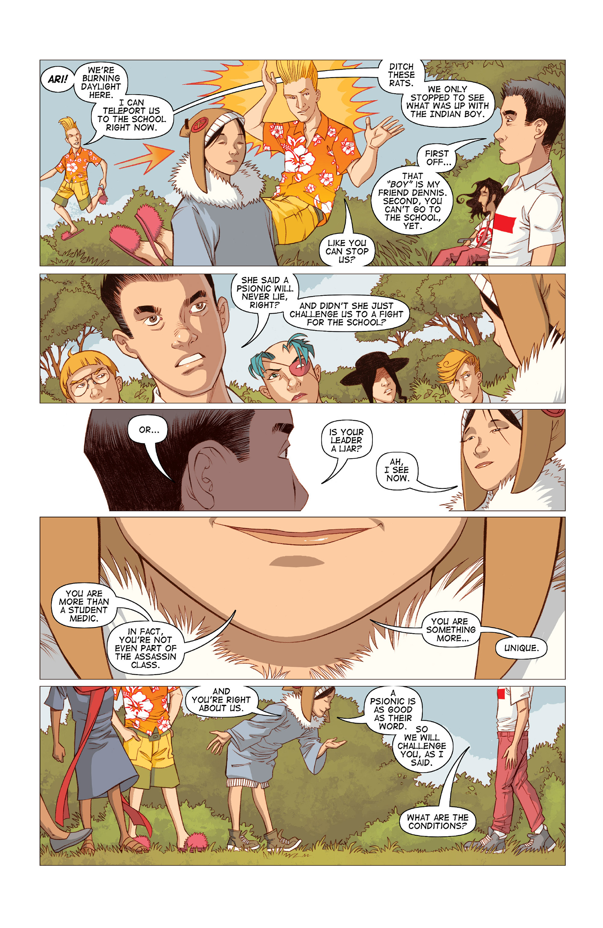 Read online Five Weapons comic - Issue #10