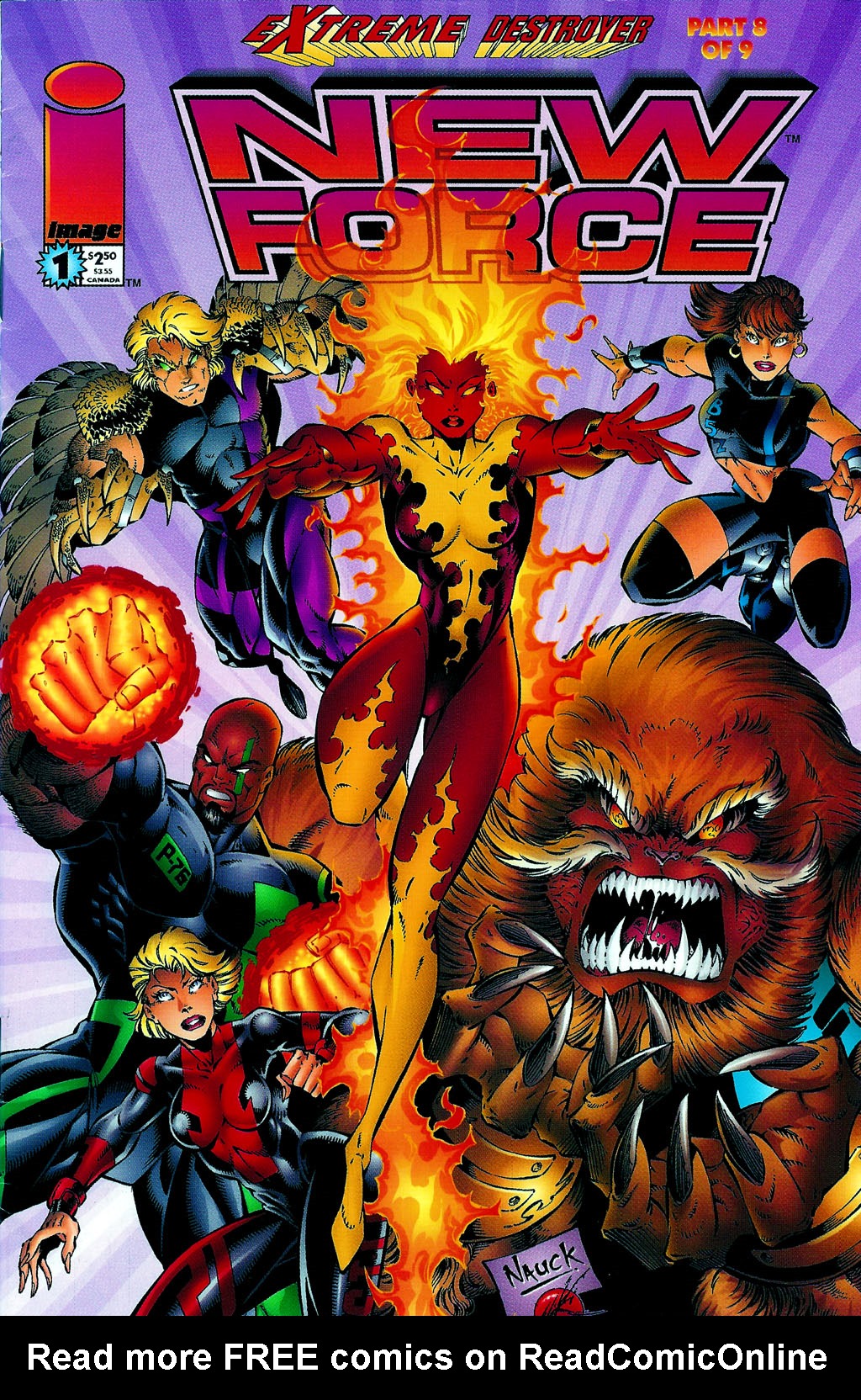 Read online New Force comic - Issue #1