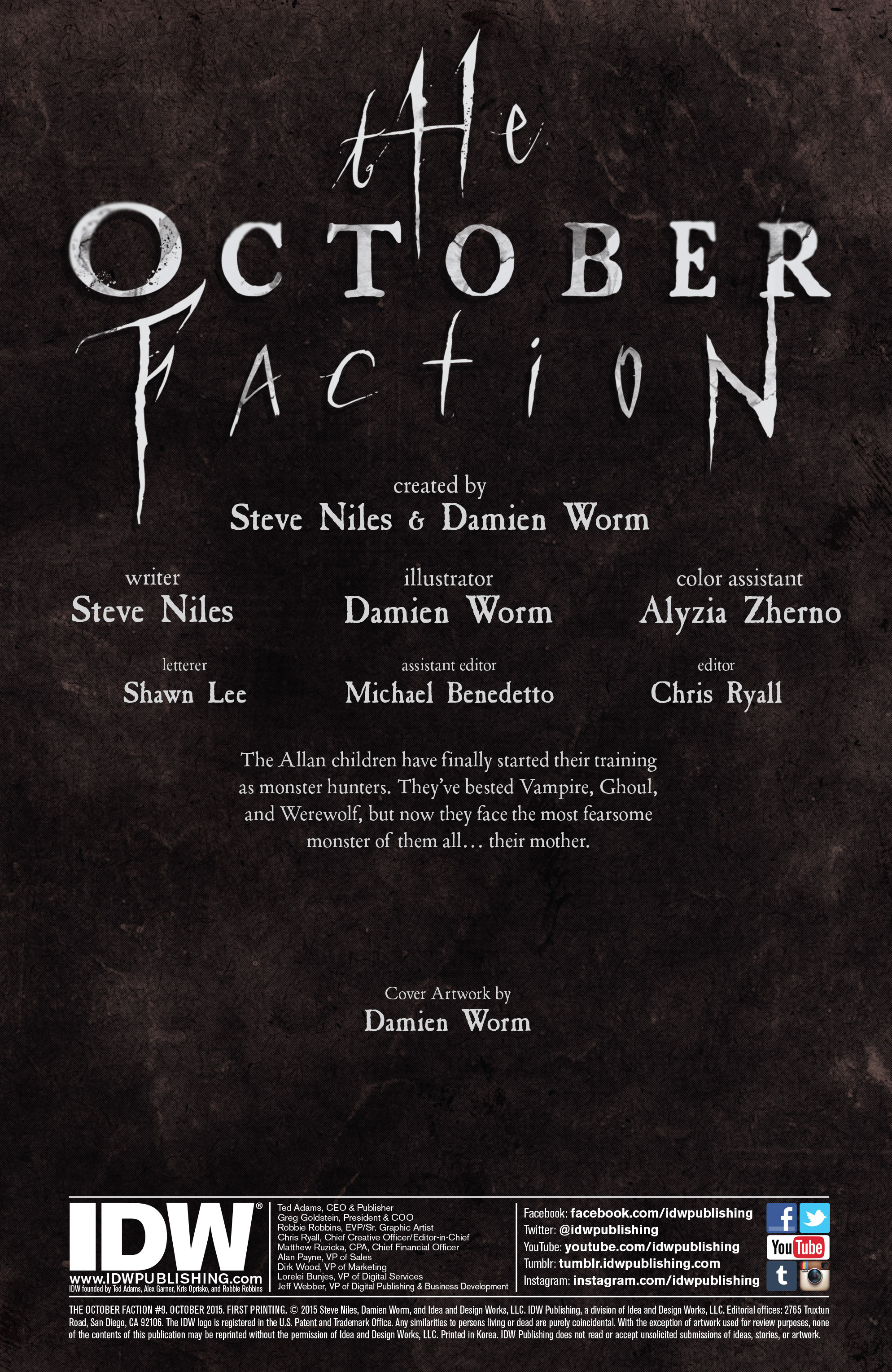 Read online The October Faction comic - Issue #9