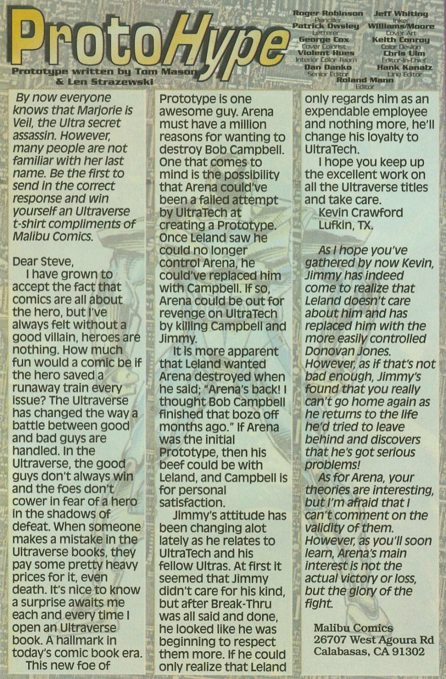 Read online Prototype (1993) comic - Issue #10