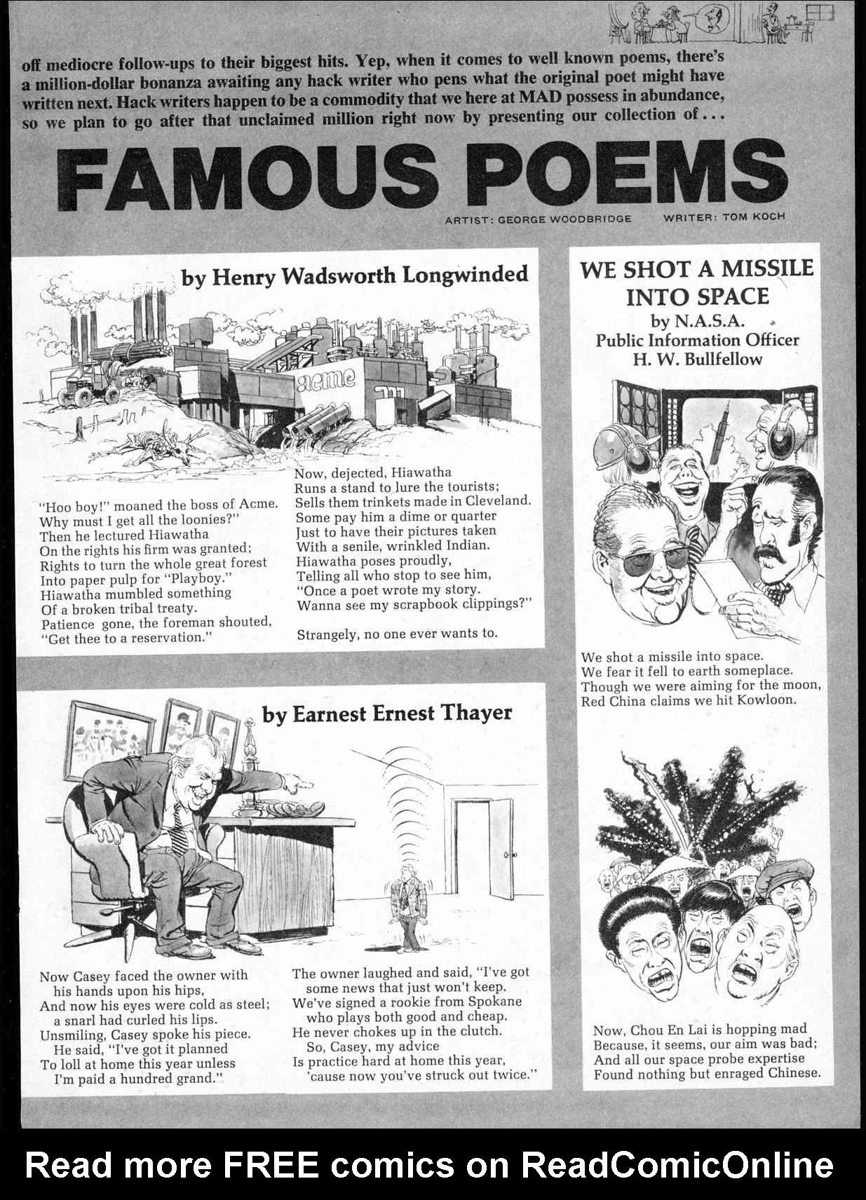 Read online MAD comic - Issue #165