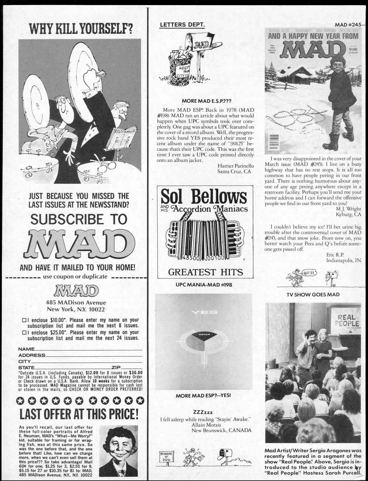 Read online MAD comic - Issue #247