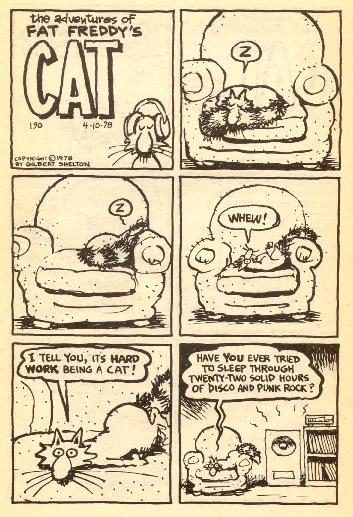Read online Adventures of Fat Freddy's Cat comic - Issue #4