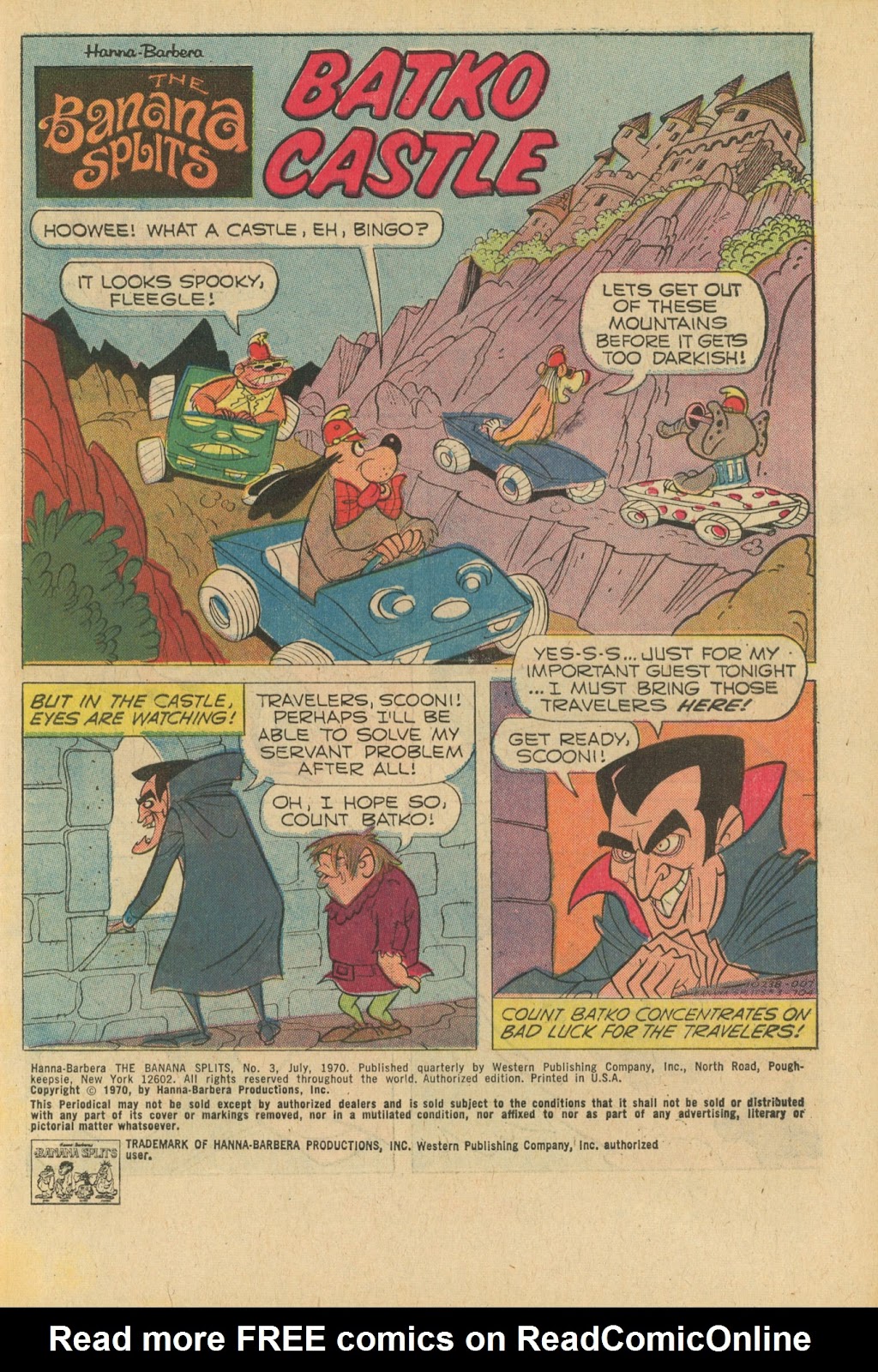 Read online Banana Splits comic - Issue #3