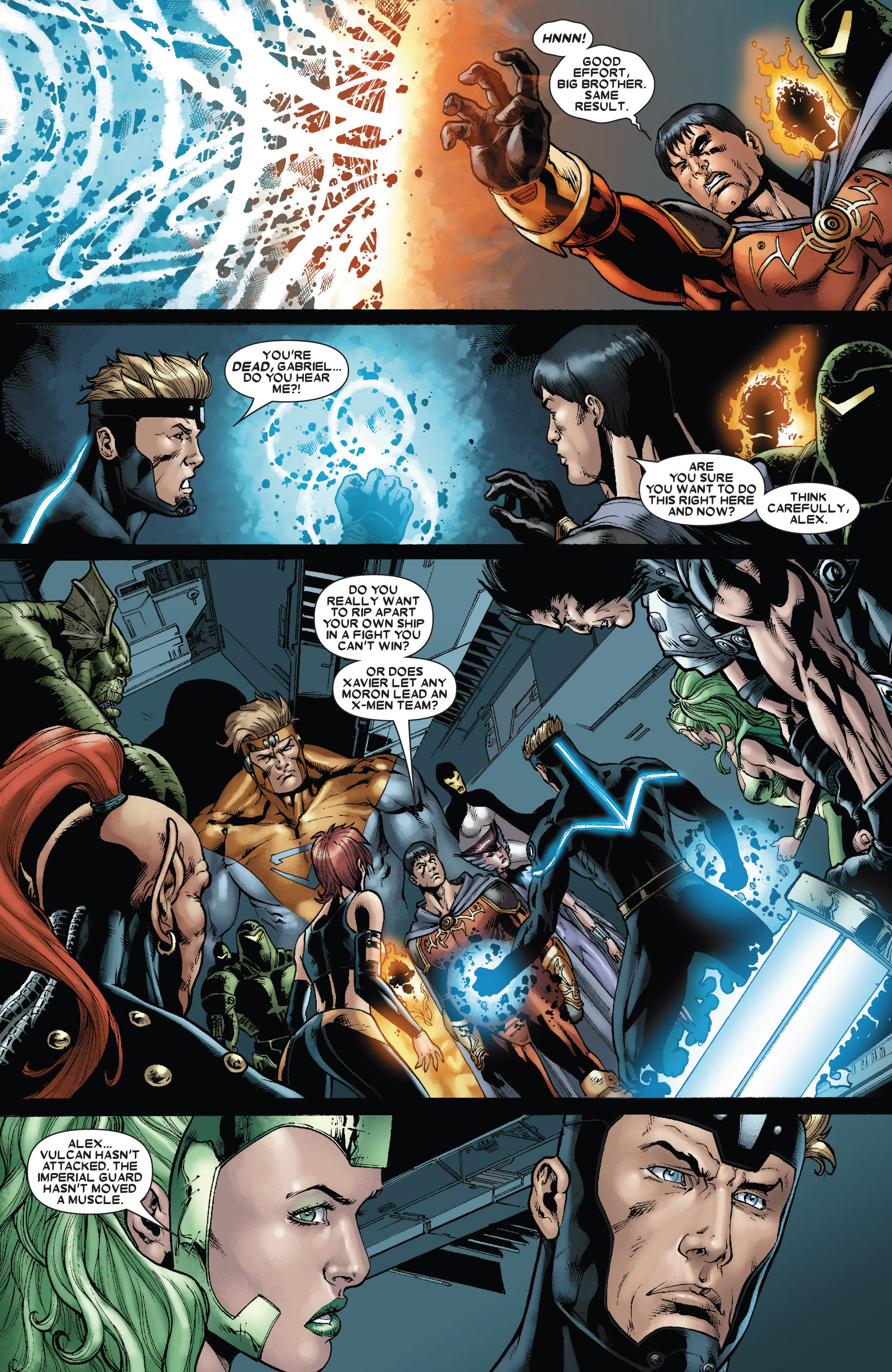 Read online X-Men: Emperor Vulcan comic - Issue #3