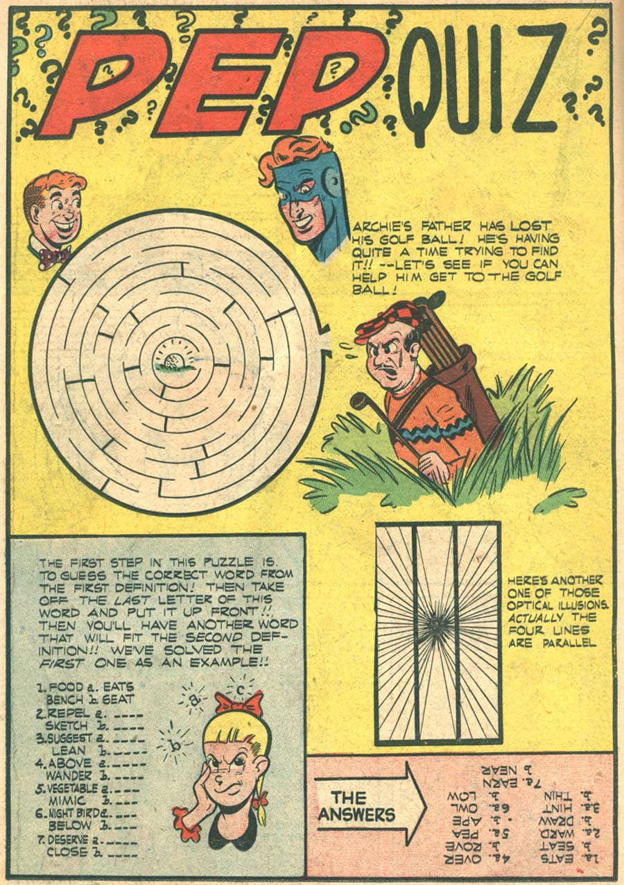 Read online Pep Comics comic - Issue #65