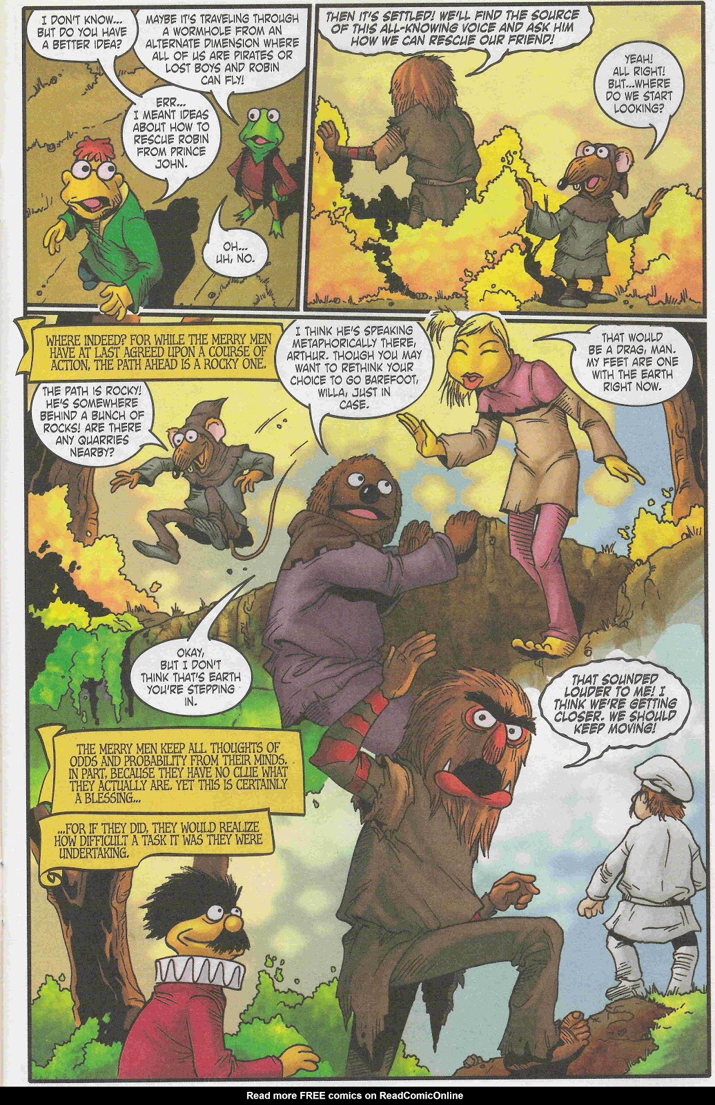 Read online Muppet Robin Hood comic - Issue #4