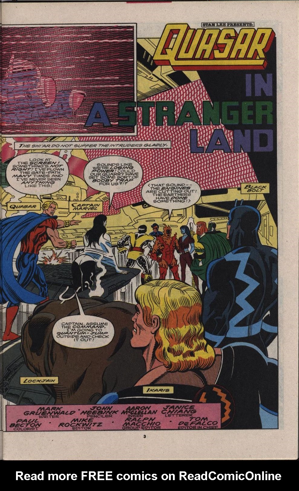 Read online Quasar comic - Issue #55