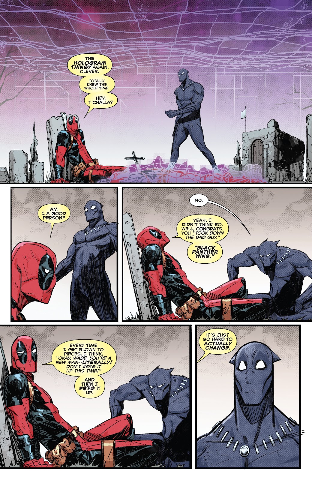 Read online Black Panther vs Deadpool comic - Issue #5