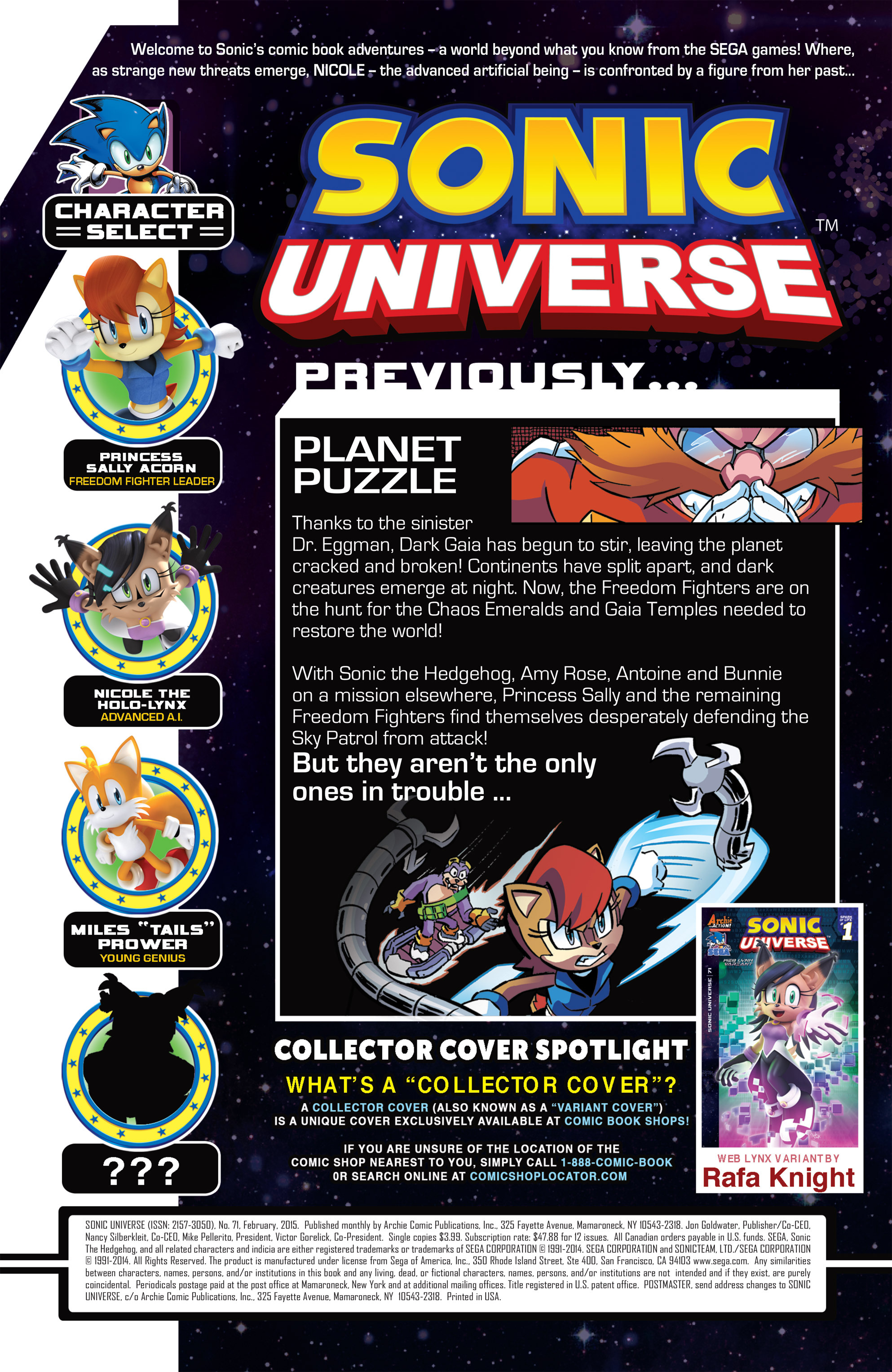 Read online Sonic Universe comic - Issue #71