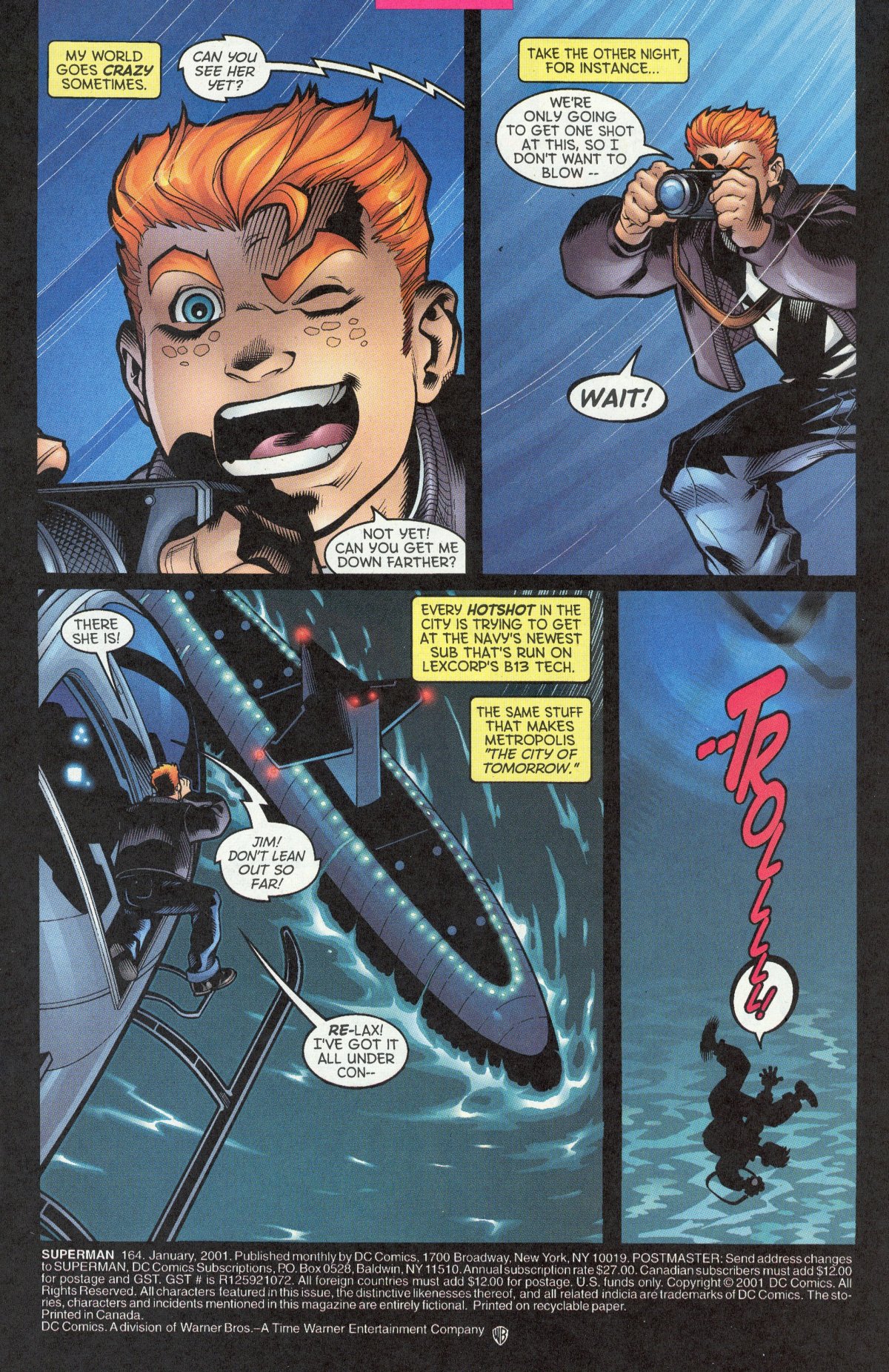 Read online Superman (1987) comic - Issue #164