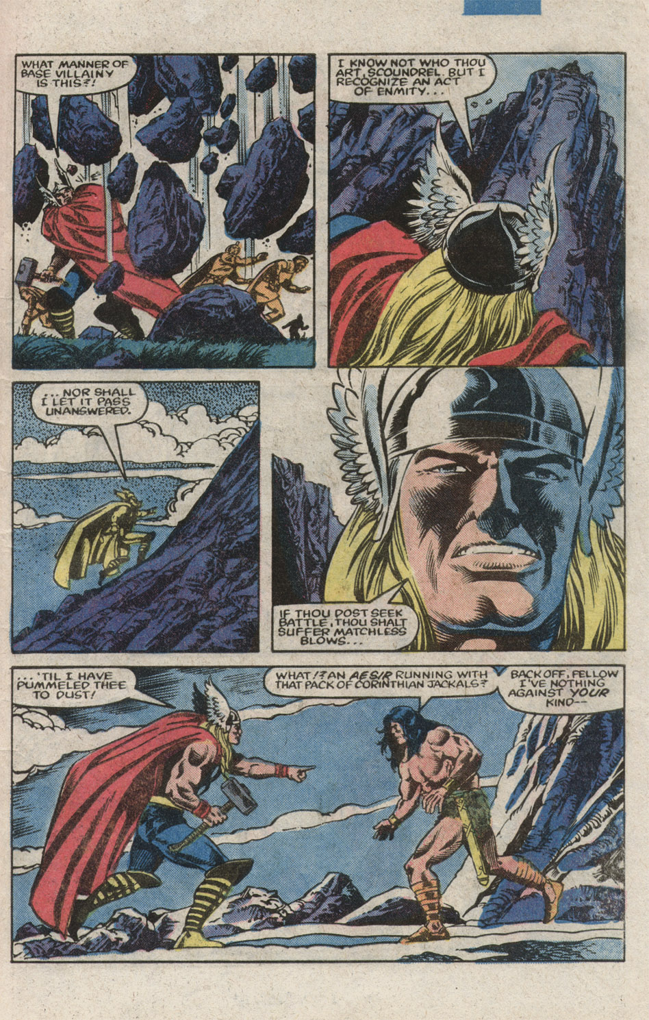 Read online What If? (1977) comic - Issue #39 - Thor battled conan
