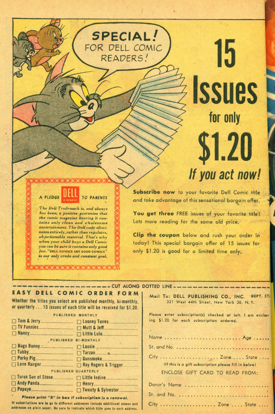 Read online Tom & Jerry Comics comic - Issue #178