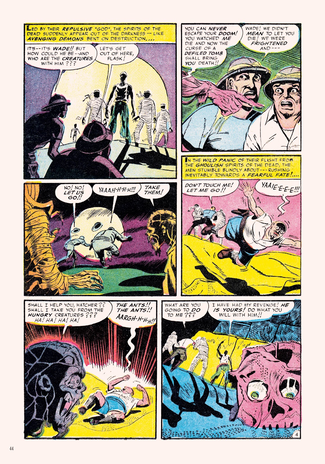 Read online Classic Monsters of Pre-Code Horror Comics: Mummies comic ...