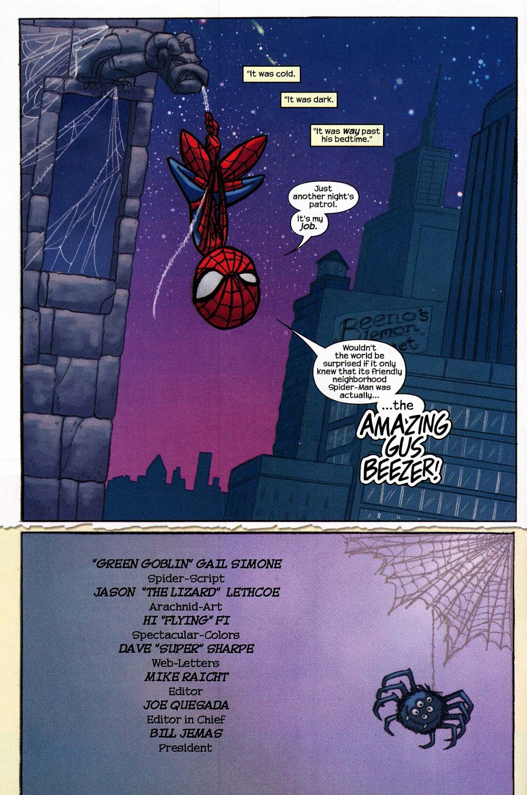 Read online Marvelous Adventures of Gus Beezer comic - Issue # Spider-Man