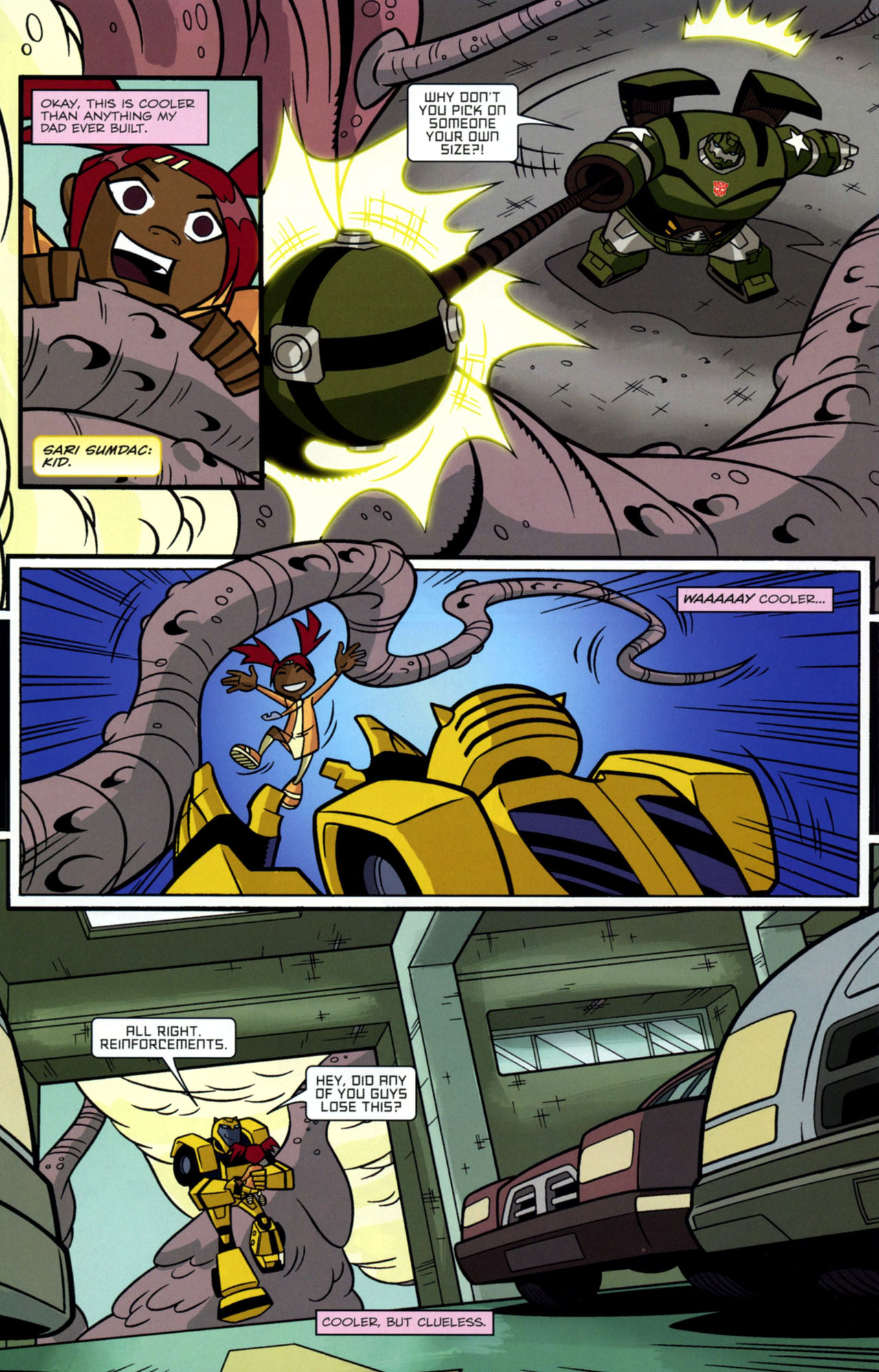 Read online Transformers Animated: The Arrival comic - Issue #1