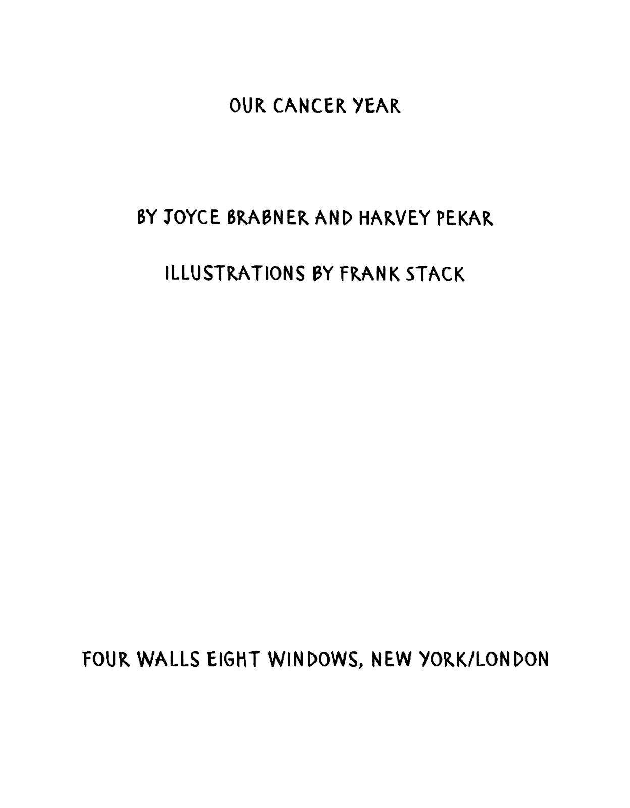 Read online Our Cancer Year comic - Issue # TPB (Part 1)