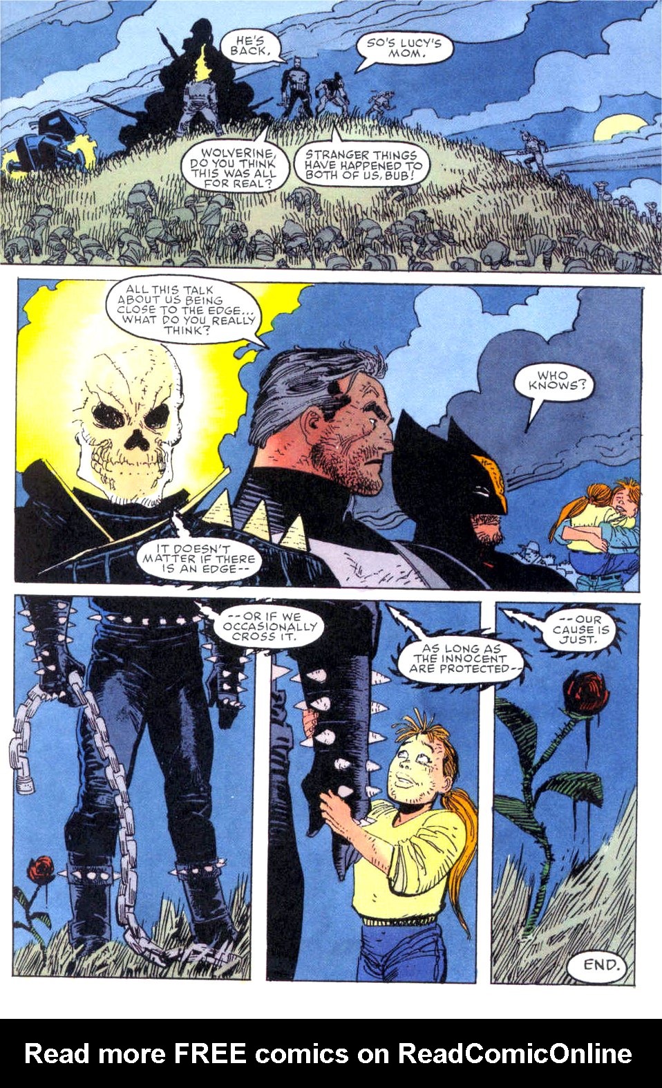 Read online Ghost Rider; Wolverine; Punisher: Hearts of Darkness comic ...