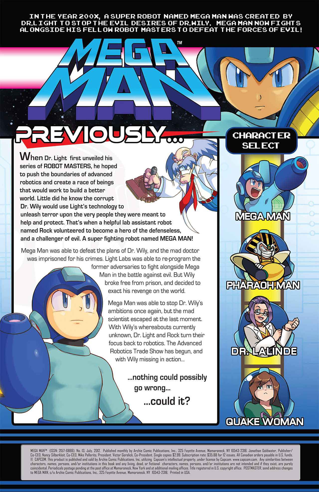 Read online Mega Man comic - Issue #13