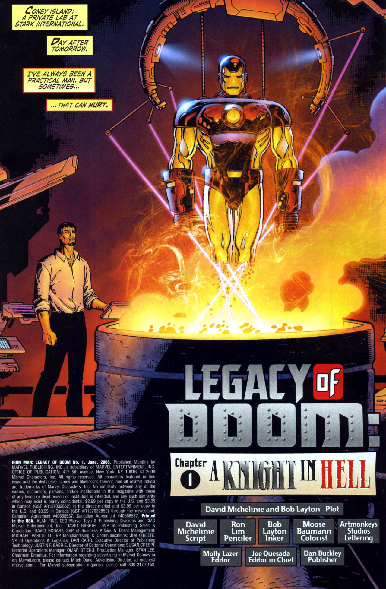Read online Iron Man: Legacy of Doom comic - Issue #1