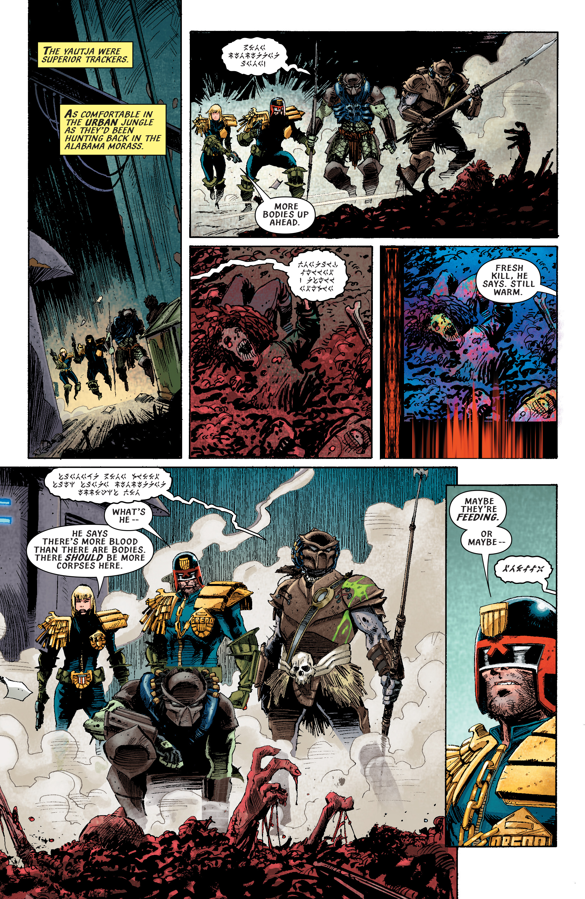 Predator Vs Judge Dredd Vs Aliens Issue 4 Read Predator Vs Judge Dredd Vs Aliens Issue 4 Comic