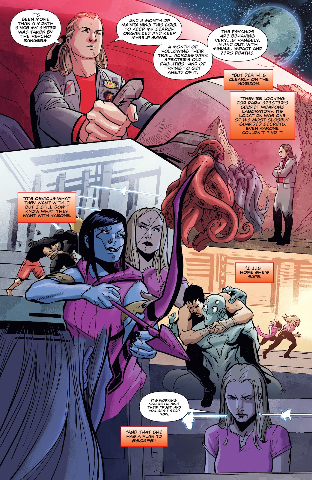 Read online Saban's Power Rangers: The Psycho Path comic - Issue # TPB