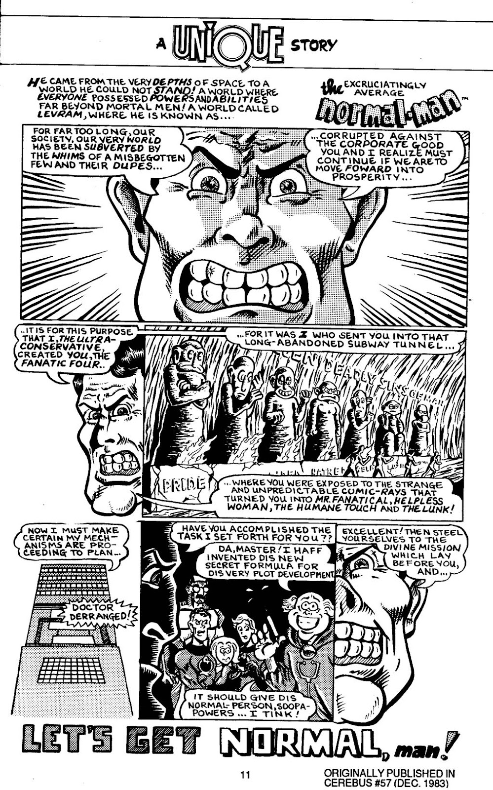 Read online Normalman - The Novel comic - Issue # TPB (Part 1)