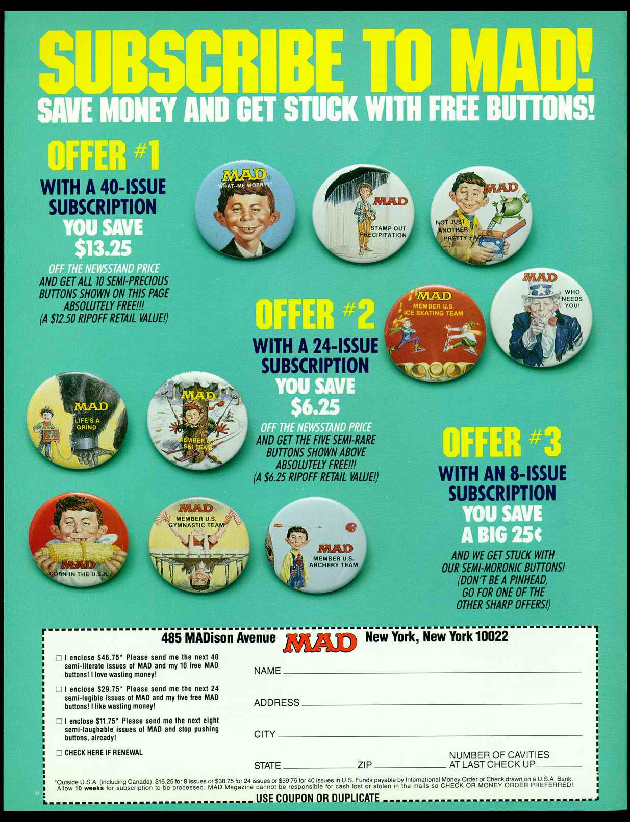 Mad Issue 291 | Read Mad Issue 291 comic online in high quality. Read ...