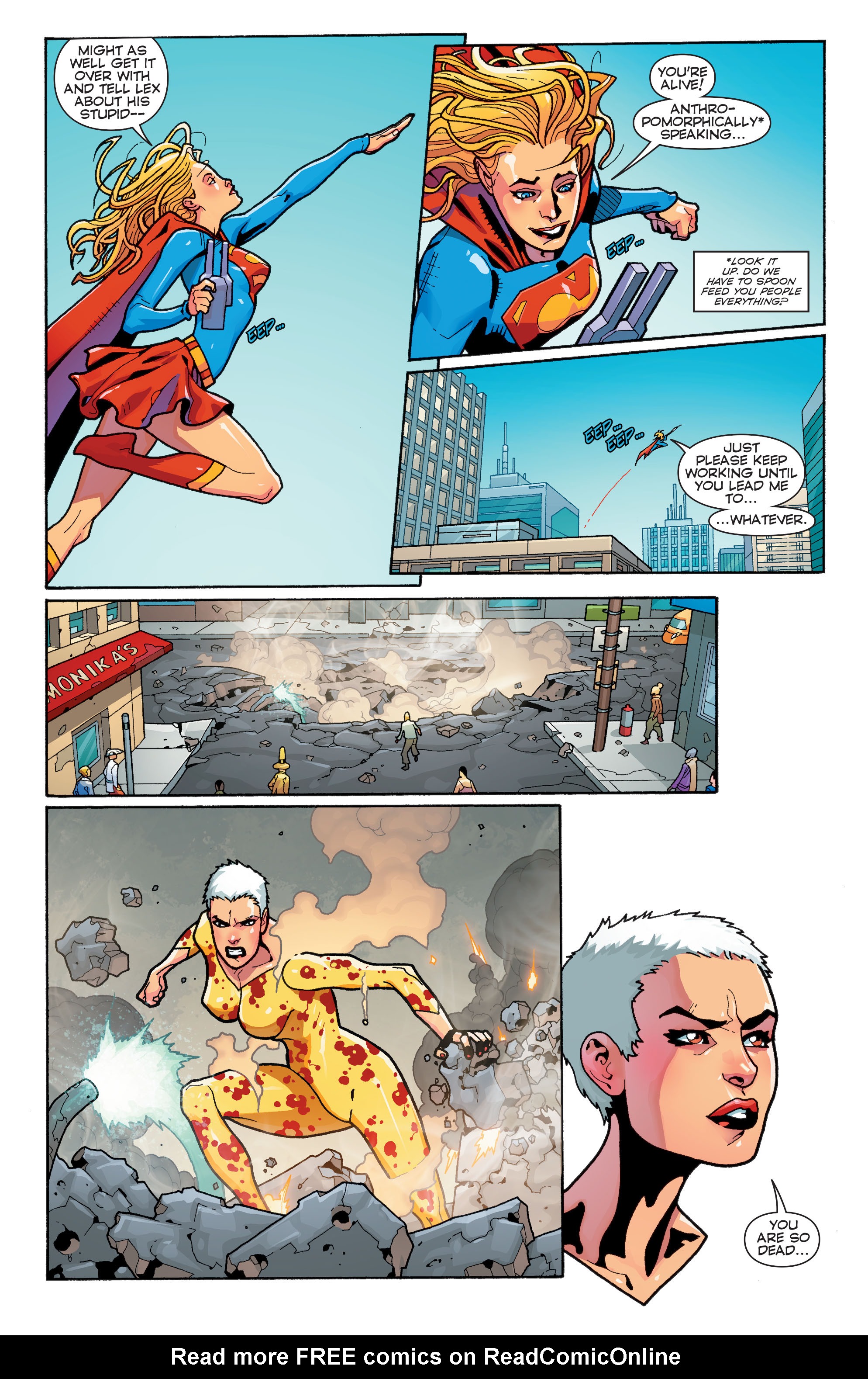 Read online Convergence Supergirl: Matrix comic - Issue #1