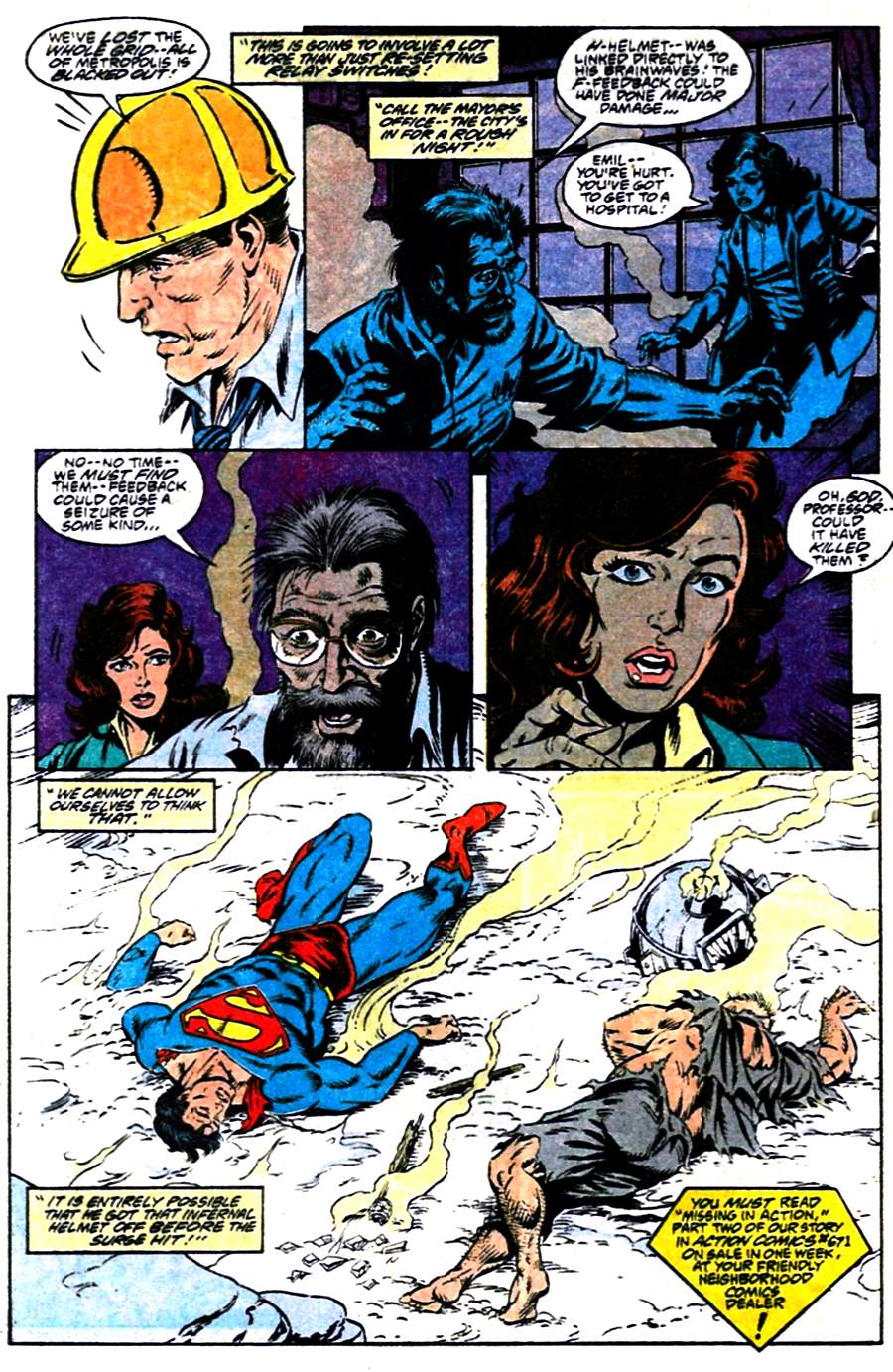 Read online Adventures of Superman (1987) comic - Issue #484