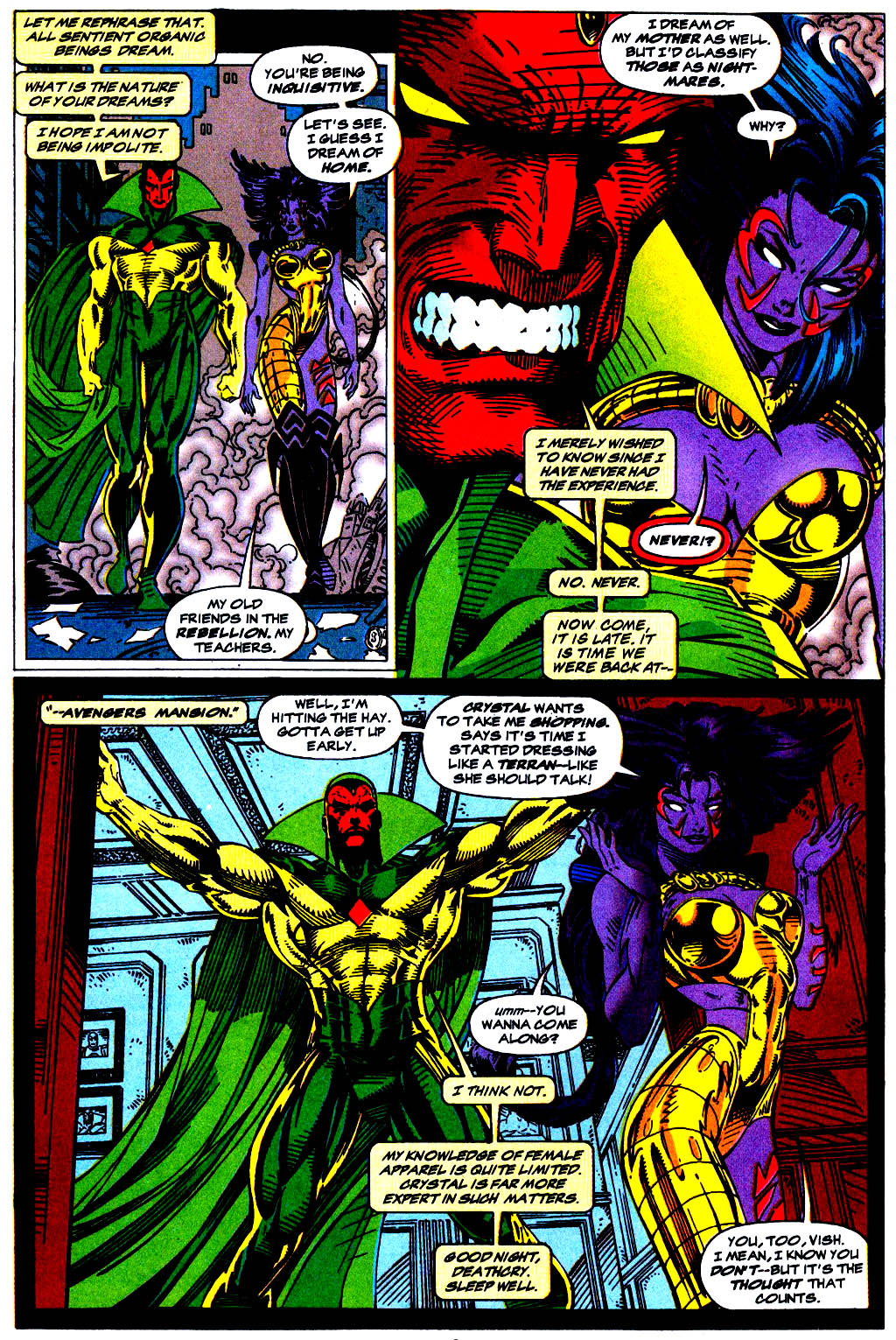 Read online The Vision comic - Issue #1