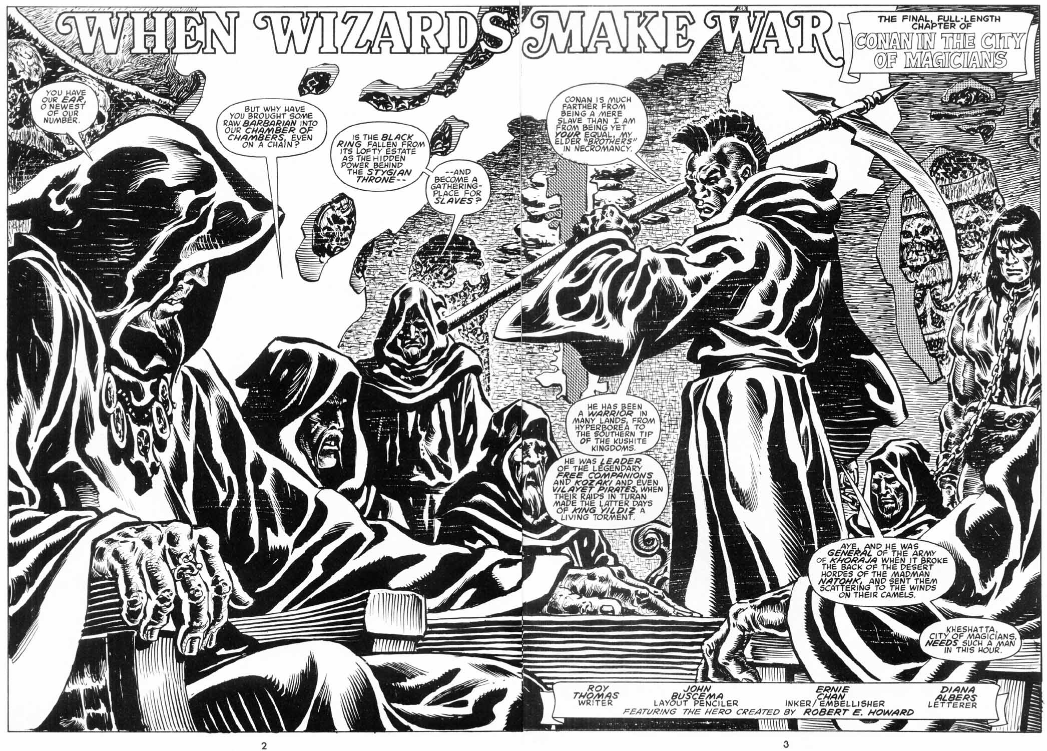 Read online The Savage Sword Of Conan comic - Issue #206