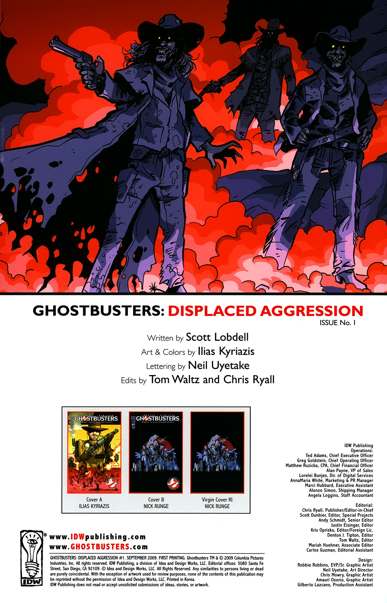 Read online Ghostbusters: Displaced Aggression comic - Issue #1
