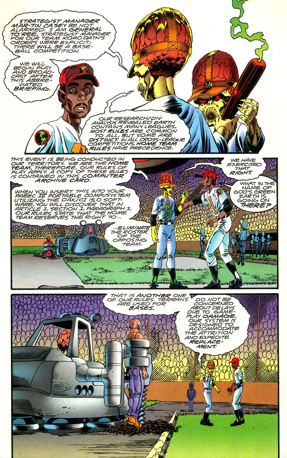 Read online Mars Attacks Baseball Special comic - Issue # Full