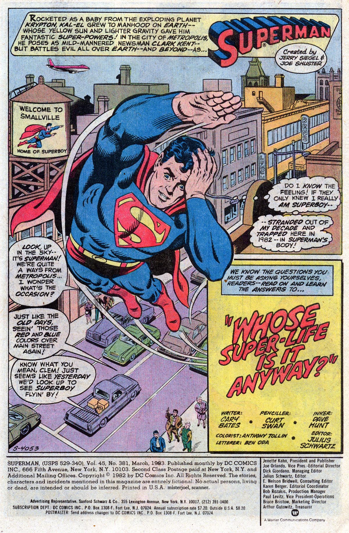 Read online Superman (1939) comic - Issue #381