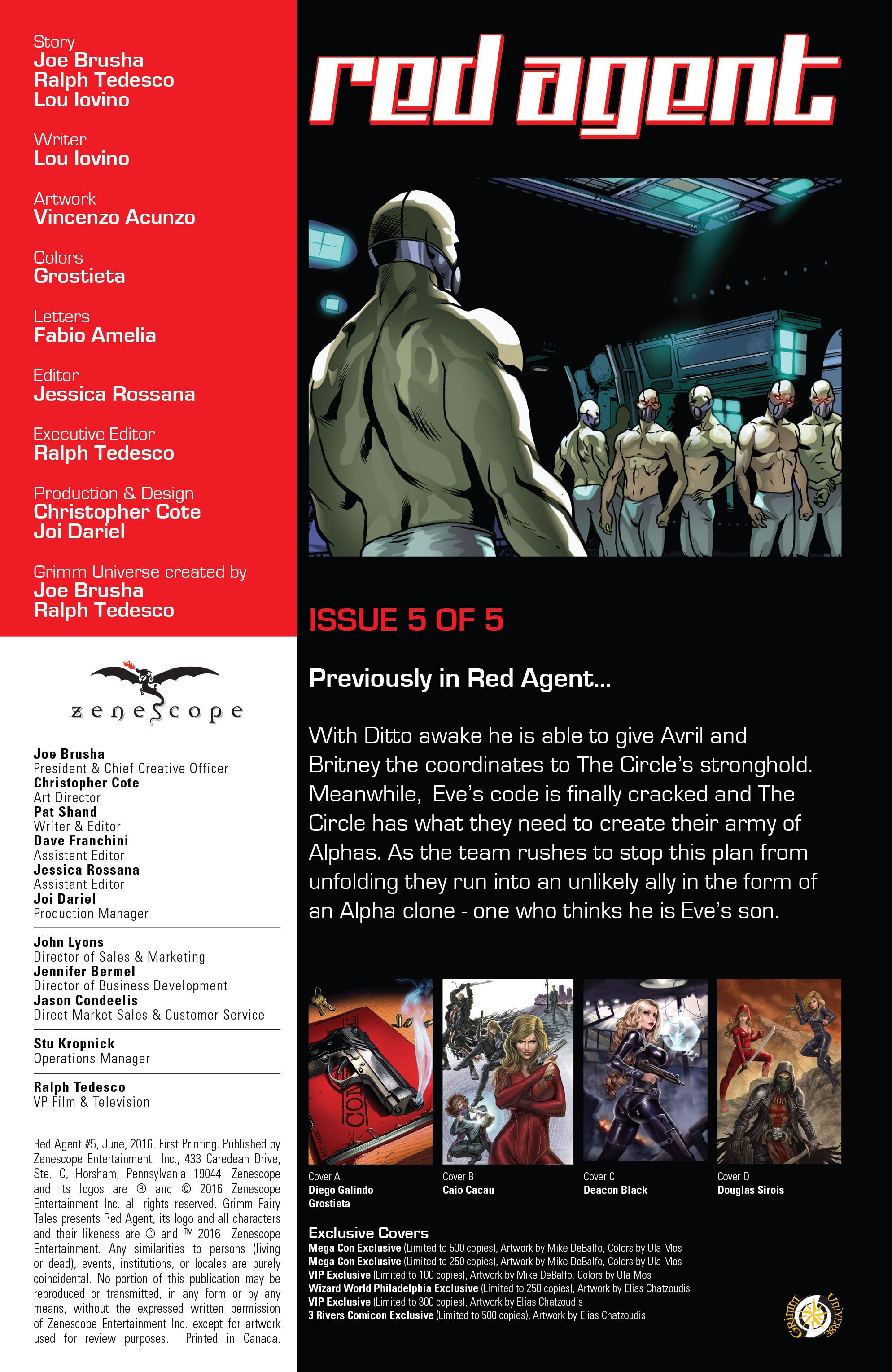 Read online Red Agent comic - Issue #5