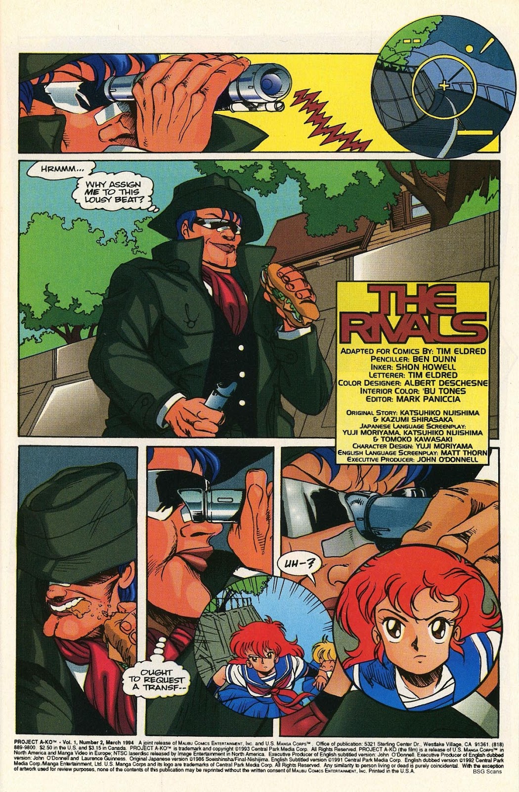 Read online Project A-Ko comic - Issue #2