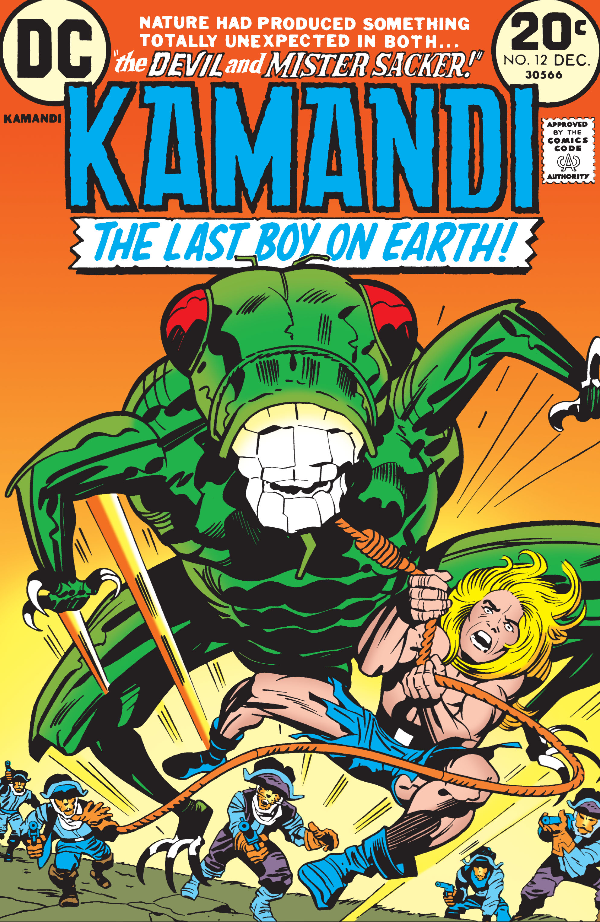 Read online Kamandi, The Last Boy On Earth comic - Issue #12