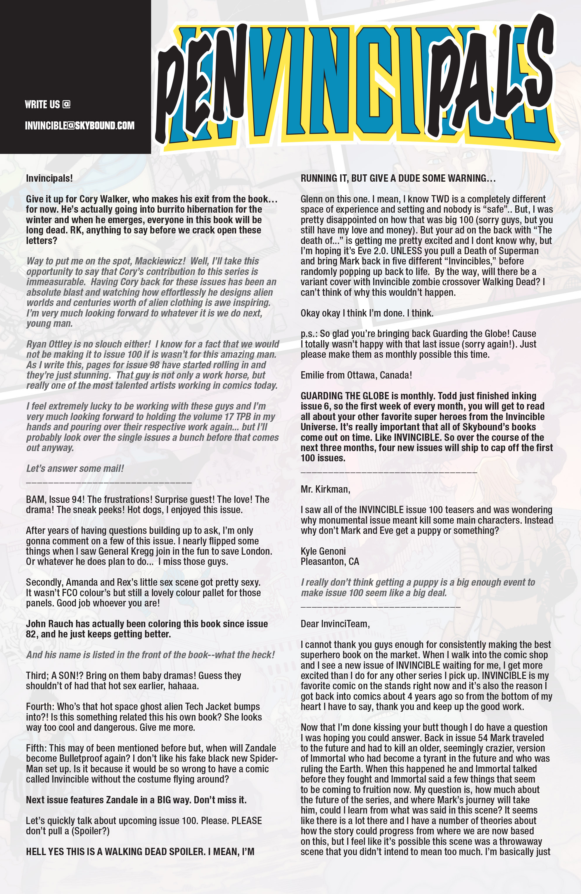 Read online Invincible comic - Issue #96