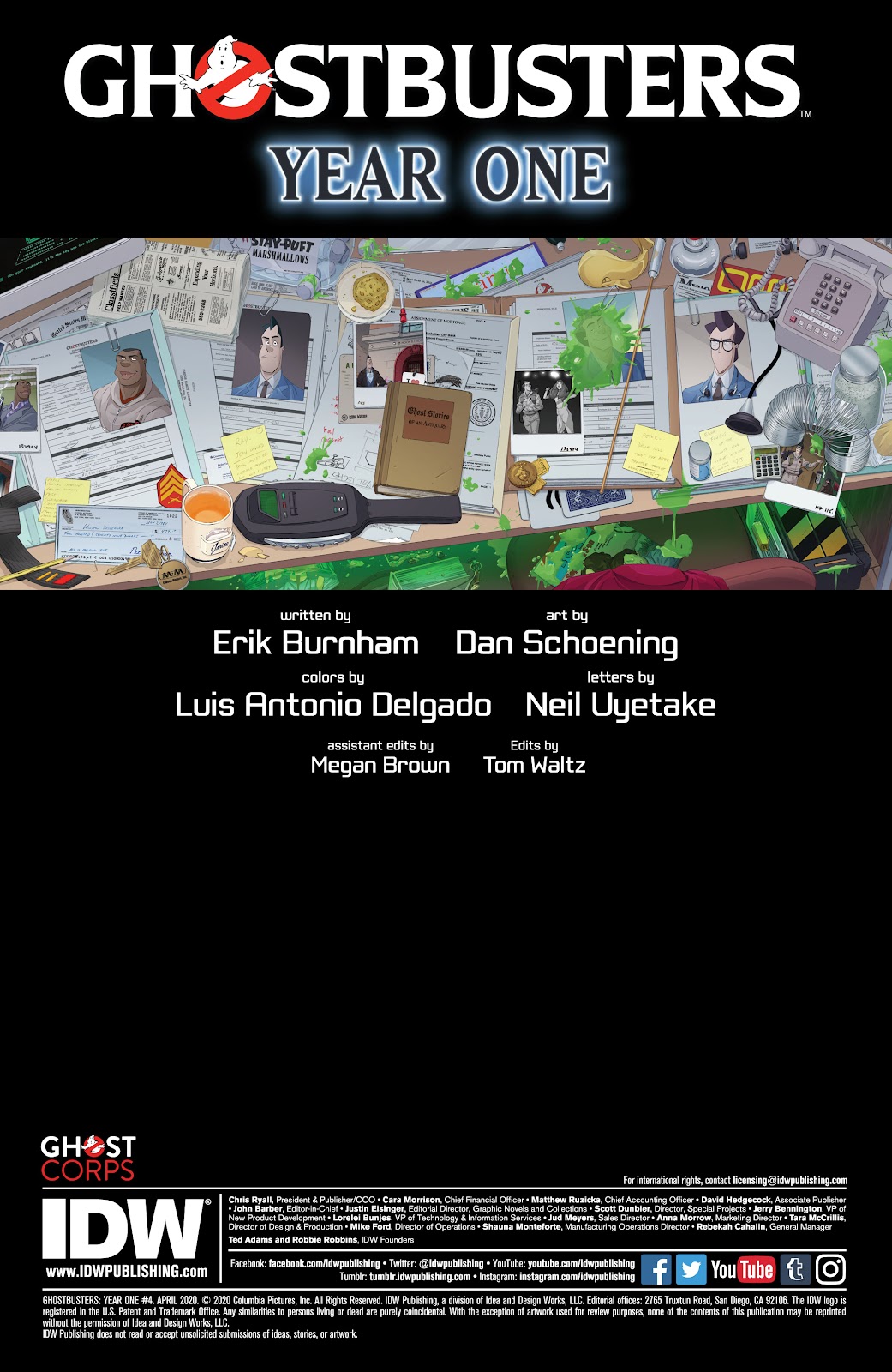 Read online Ghostbusters: Year One comic - Issue #4