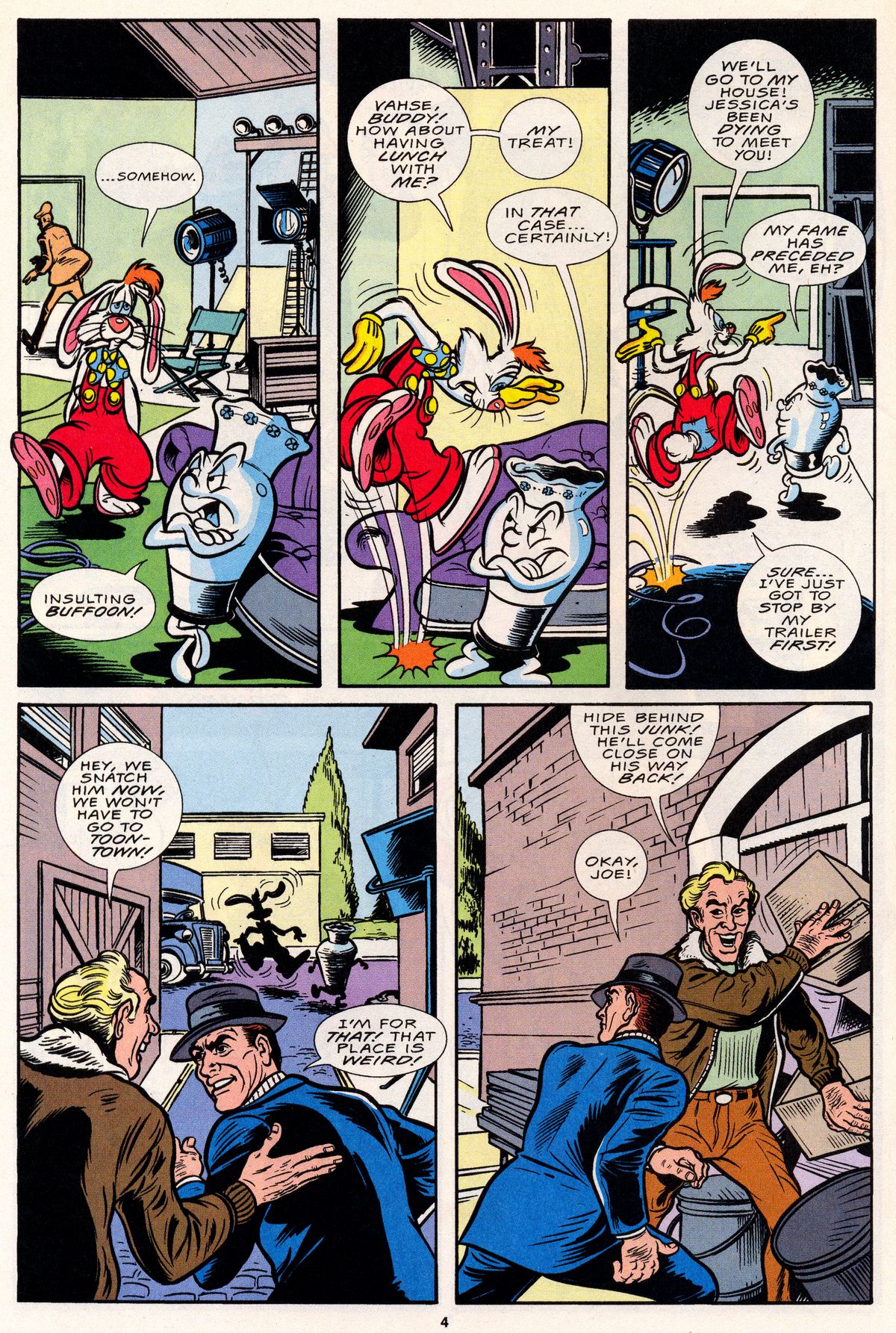Read online Roger Rabbit comic - Issue #4