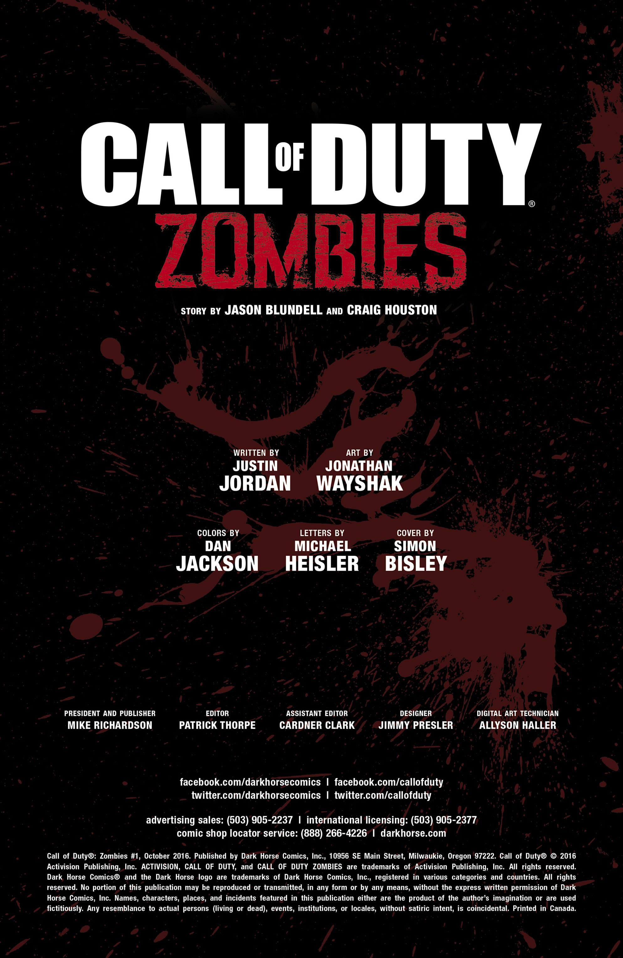 Read online Call of Duty: Zombies comic - Issue #1