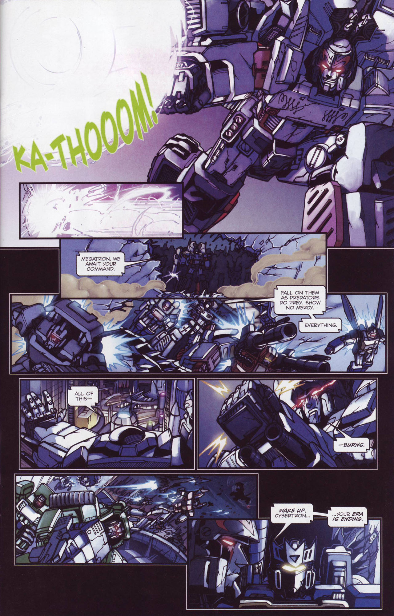 Read online The Transformers Megatron Origin comic - Issue #4