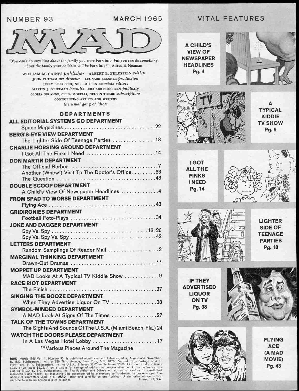 Mad Issue 93 | Read Mad Issue 93 comic online in high quality. Read ...