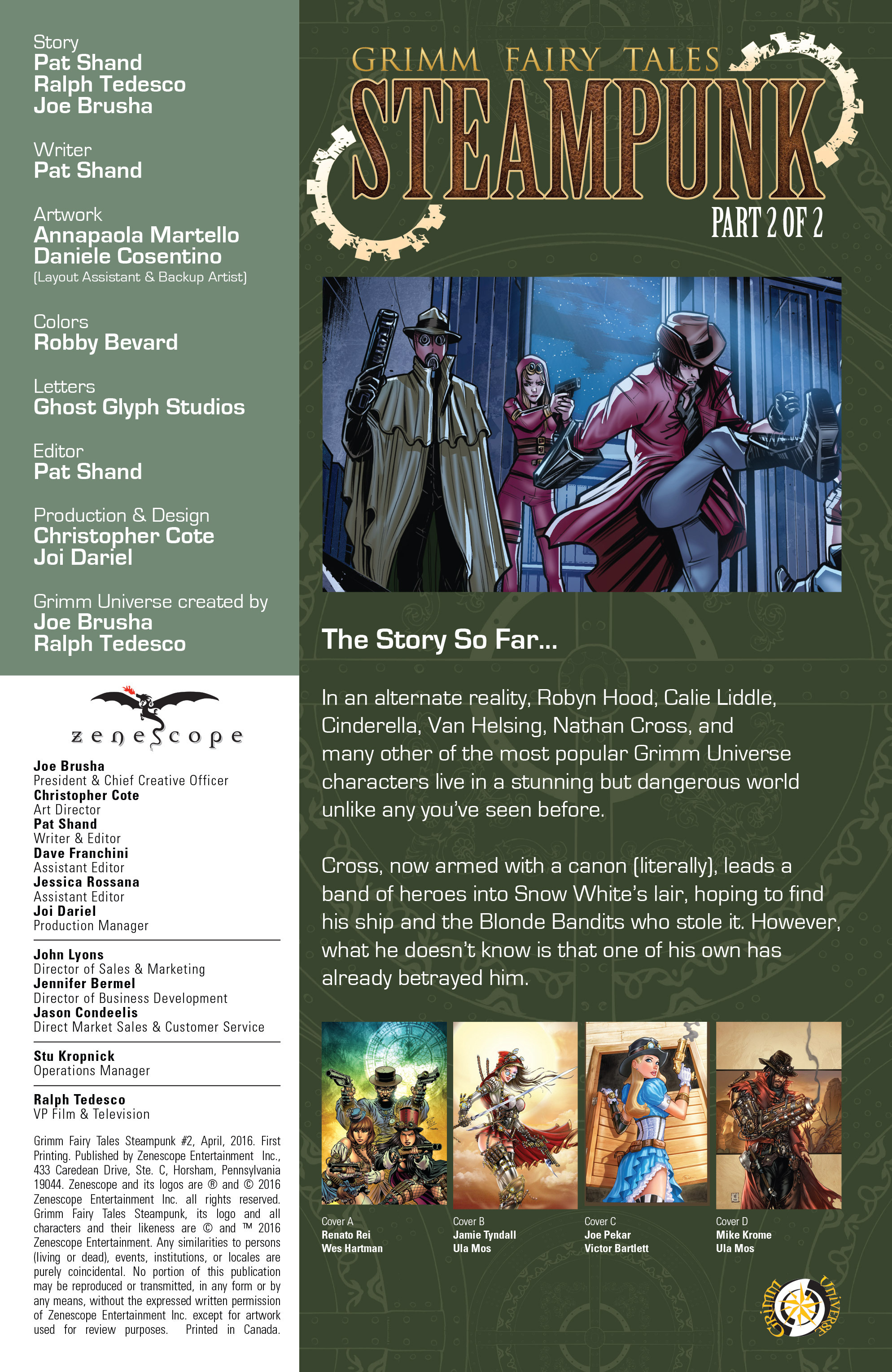 Read online Grimm Fairy Tales Steampunk comic - Issue #2