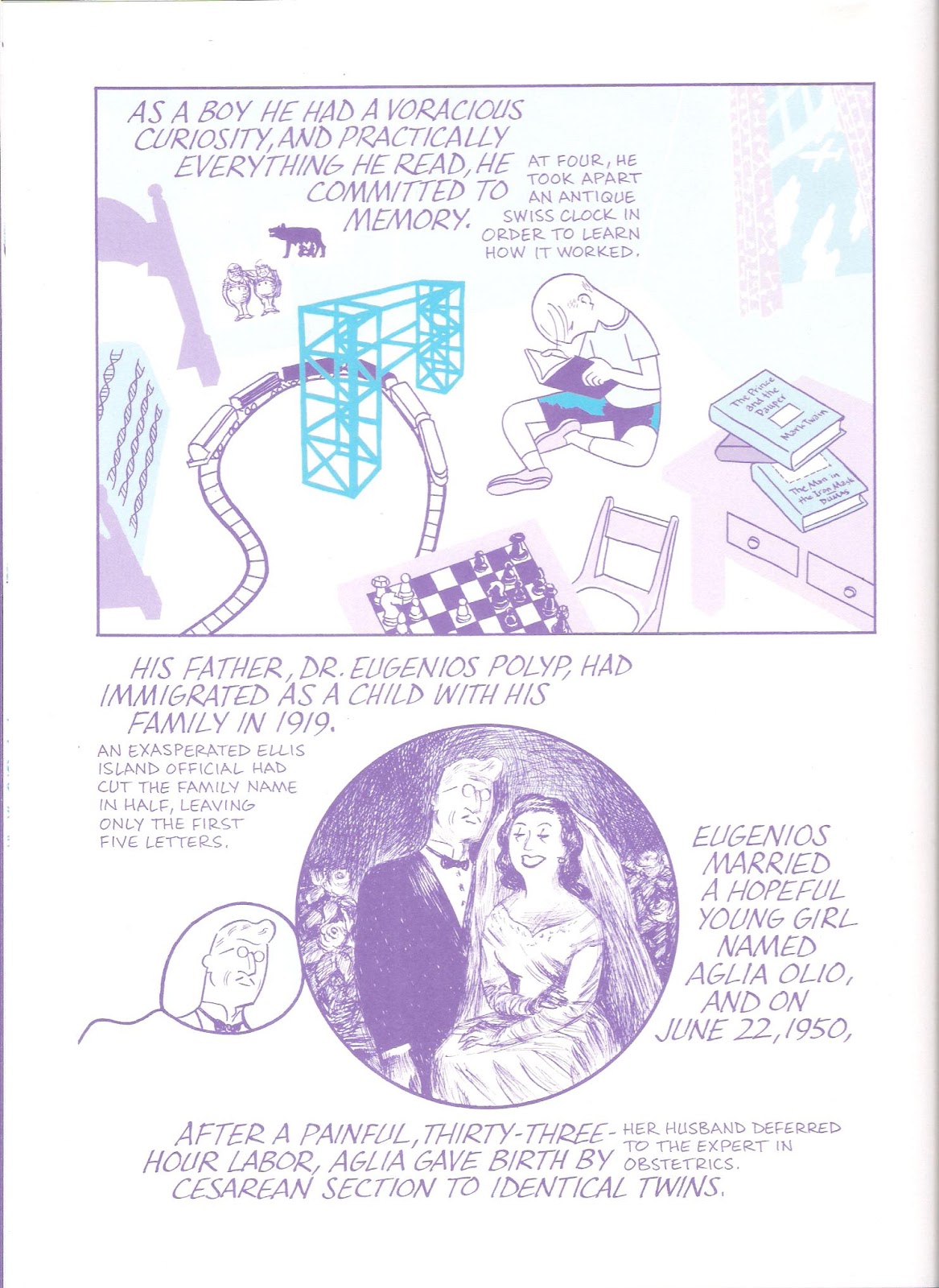 Read online Asterios Polyp comic - Issue # TPB (Part 1)
