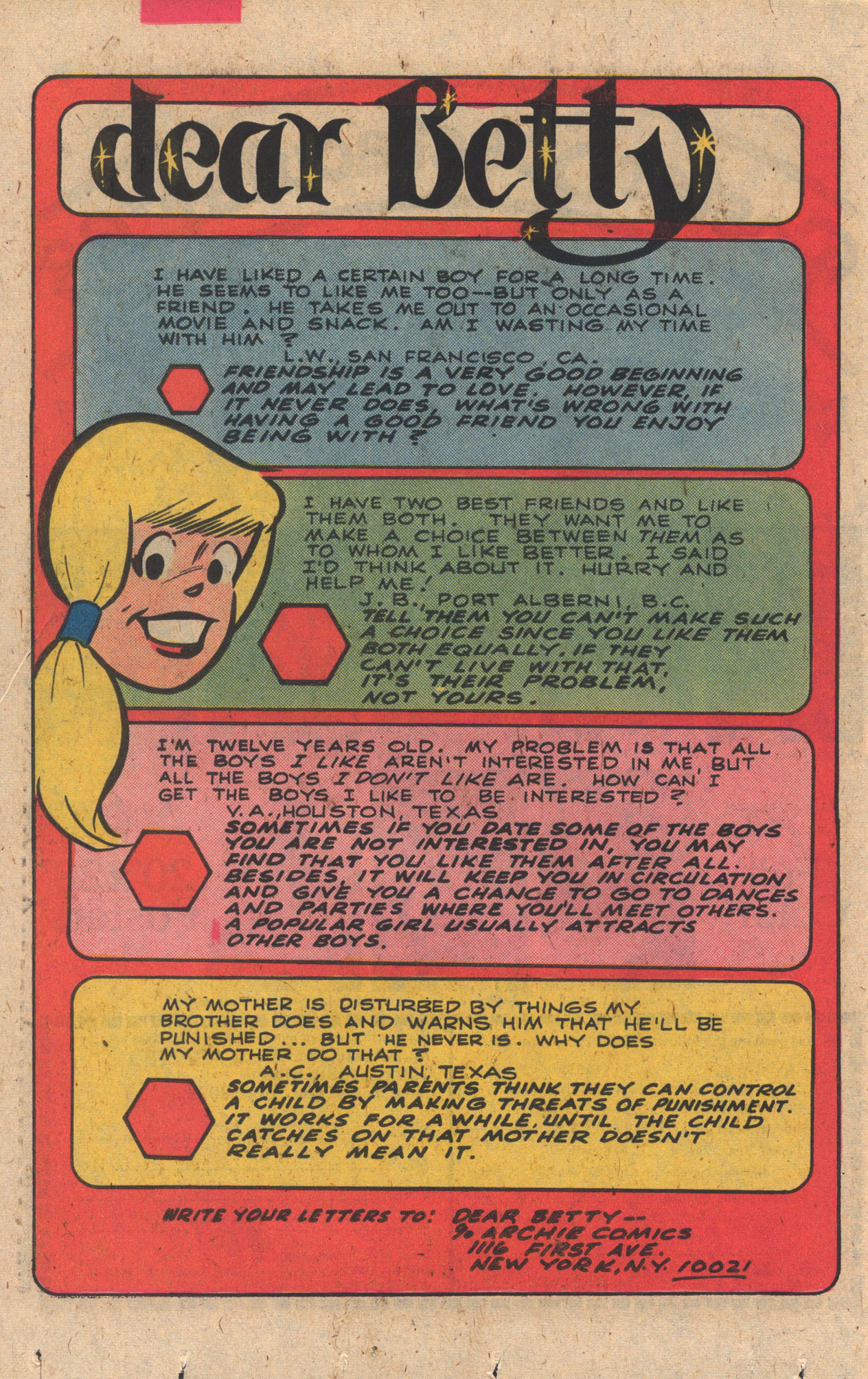 Read online Betty and Me comic - Issue #116