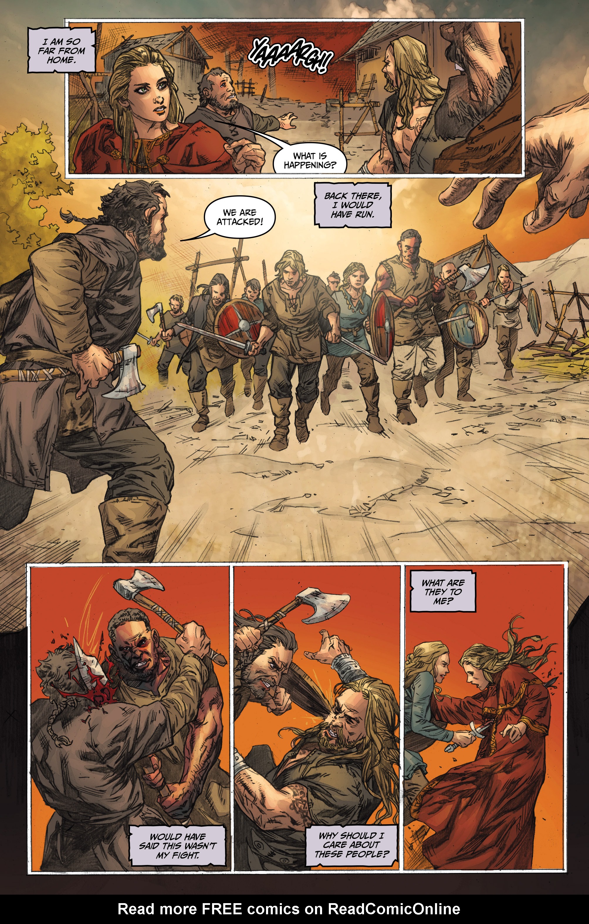 Read online Vikings: Uprising comic - Issue #3
